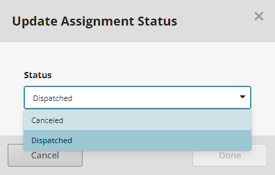 Cancel Repair Assignment or Appraisal Assignment